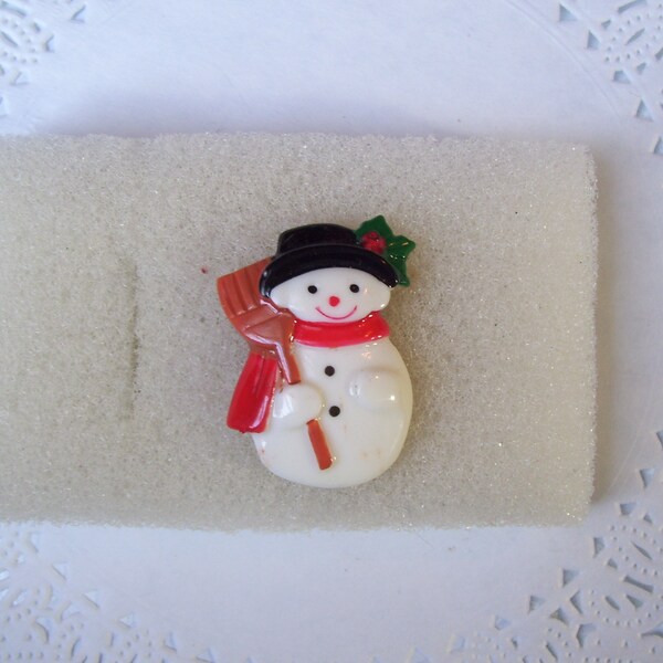 Snowman Pin - Etsy