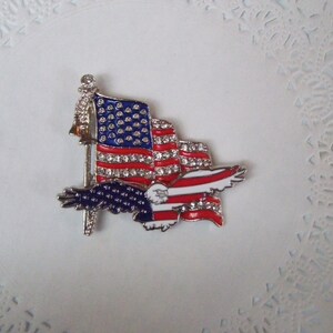 Flag Magnet - US Flag Magnet - American Flag Magnet - Repurposed ...