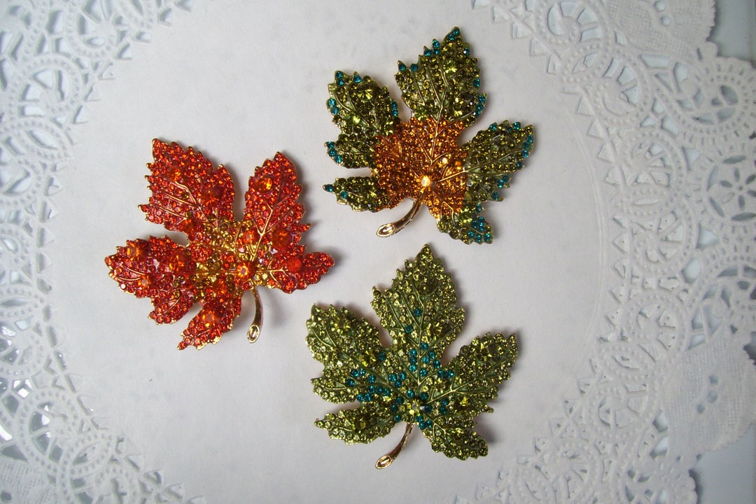Leaf Magnet - Maple Leaf Magnet - Fall Leaf Magnet - Fall Decor ...
