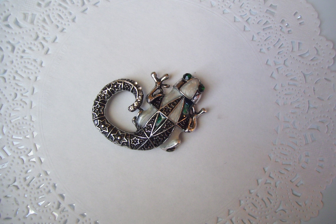 Lizard Magnet Repurposed Jewelry Gecko Magnet Desert - Etsy