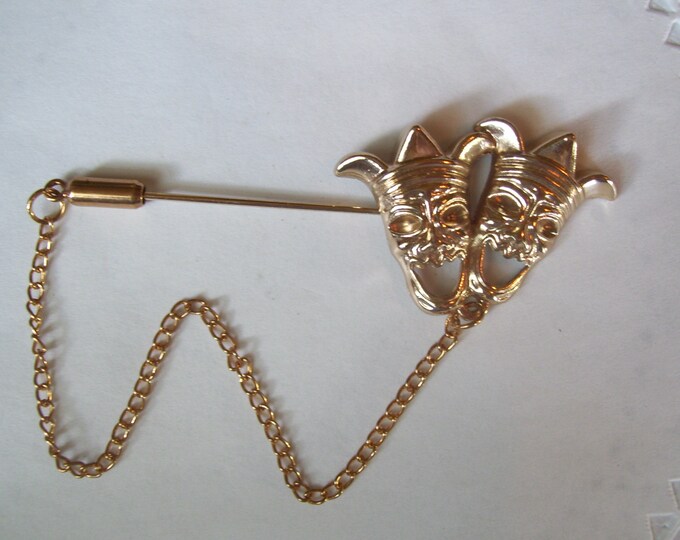 Mardi Gras Jester Stick Pin - Mardi Gras Stick Pin - Mardi Gras Mask ...