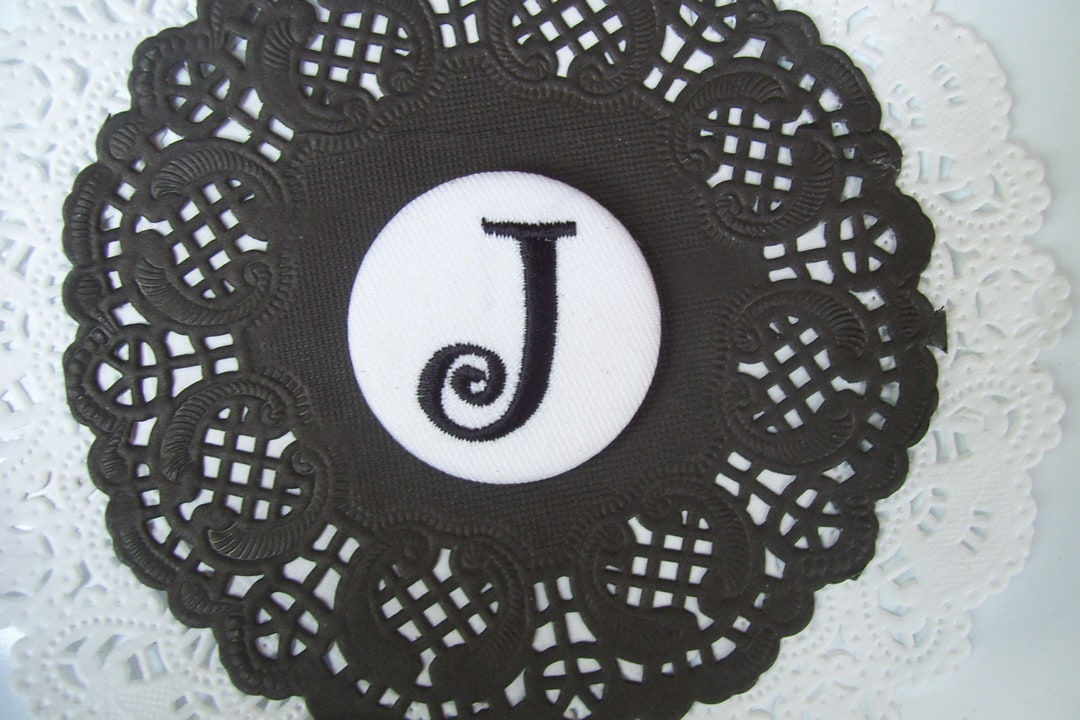Monogram J Magnet - Letter J Magnet - Repurposed Jewelry - Initial J ...