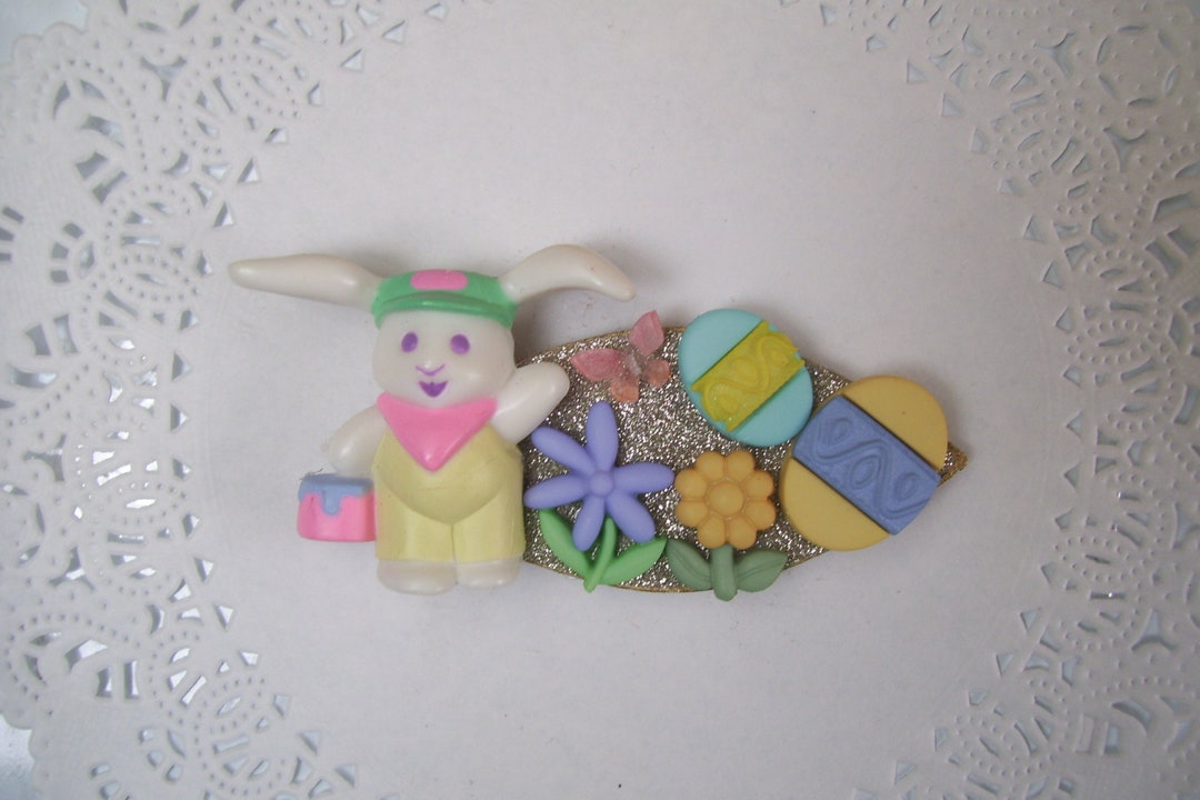 Bunny Magnet Rabbit Magnet Easter Magnet Easter Decor Hallmark Easter ...