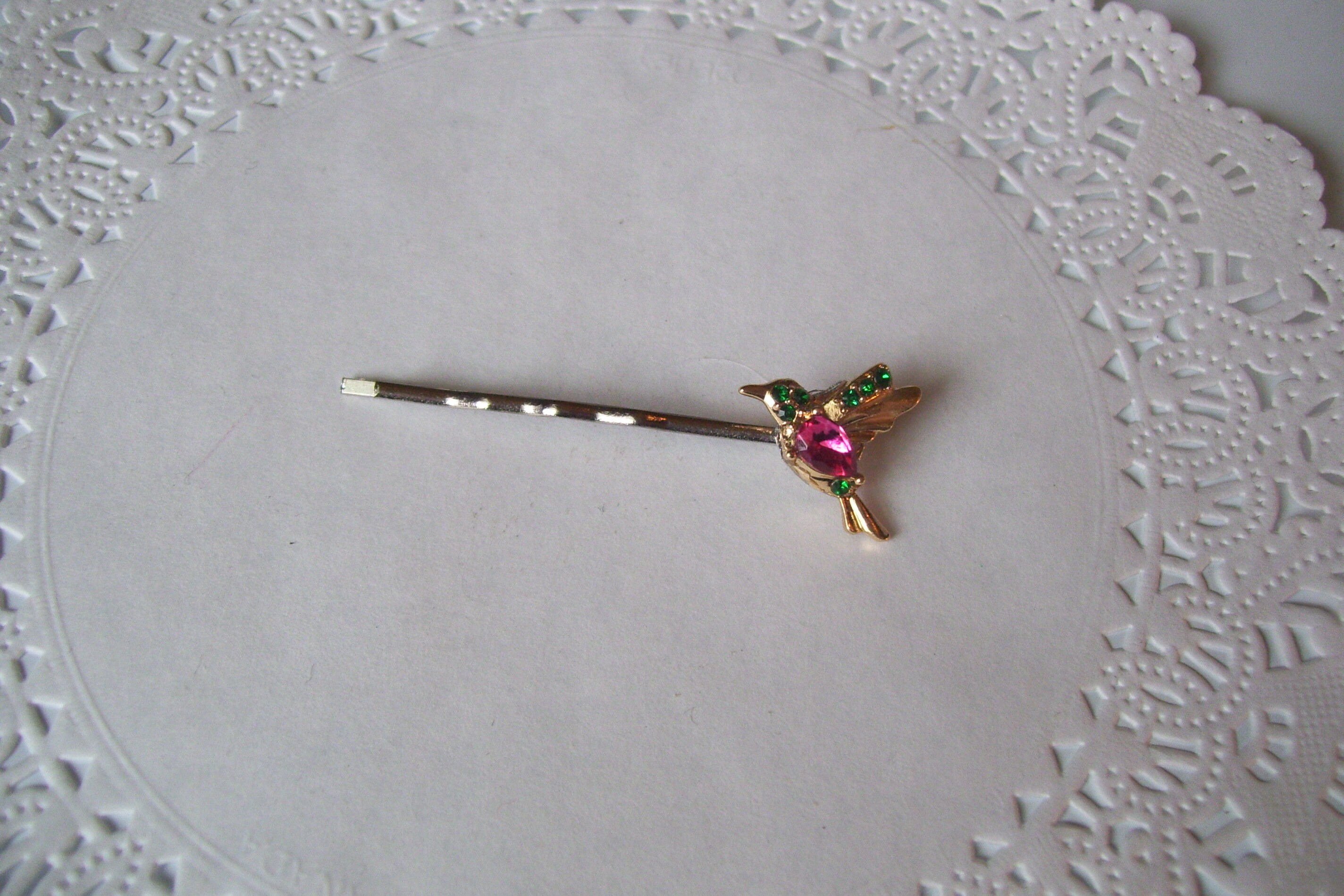 Hummingbird Hair Pin Repurposed Jewelry Hummingbird - Etsy