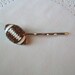 Football Hair Pin 360 Jeweled Hair Pin Football Jewelry - Etsy