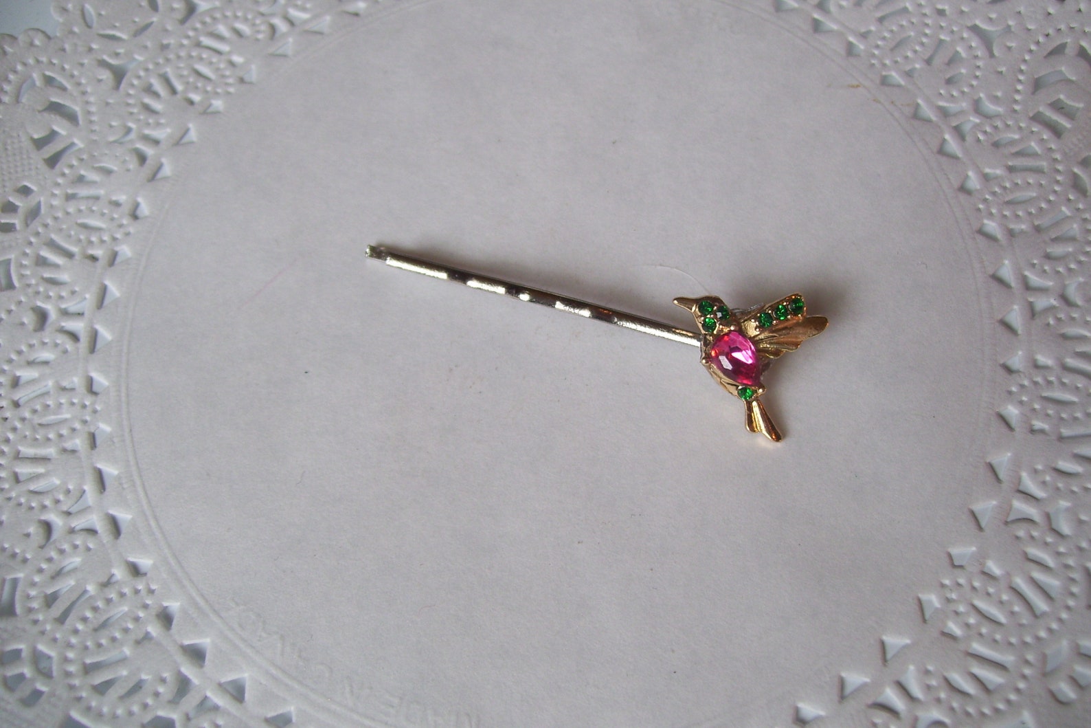 Hummingbird Hair Pin Repurposed Jewelry Hummingbird - Etsy