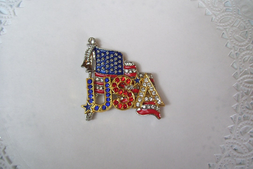 US Flag Magnet - USA Magnet - American Flag Magnet - Patriotic Magnet ...