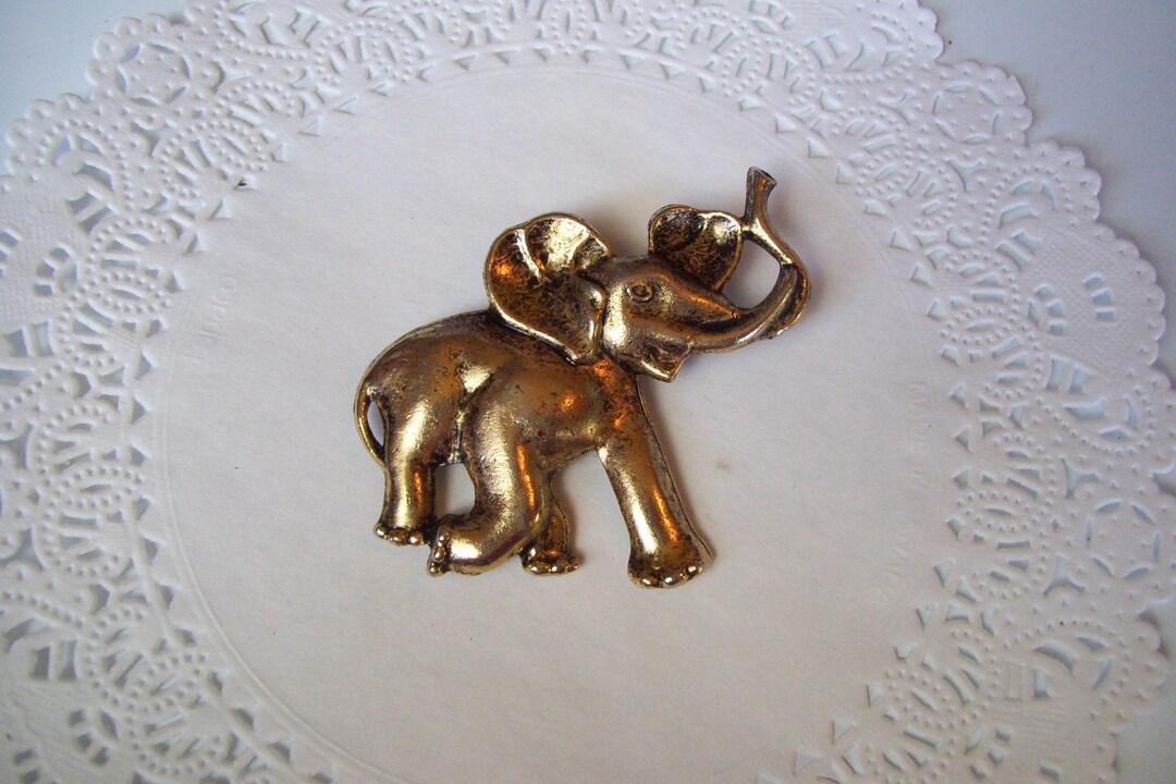 Elephant Brooch Elephant Pin Elephant Jewelry Women's Accessories - Etsy