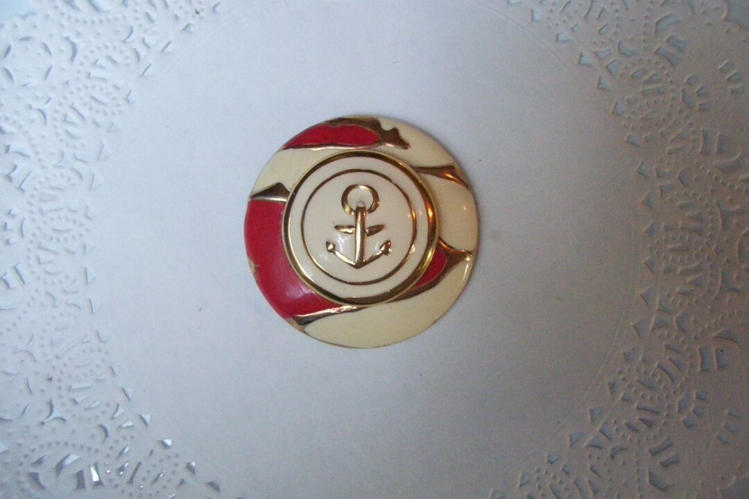 Anchor Magnet - Nautical Magnet - Nautical Decor - Beach Magnet - Beach ...