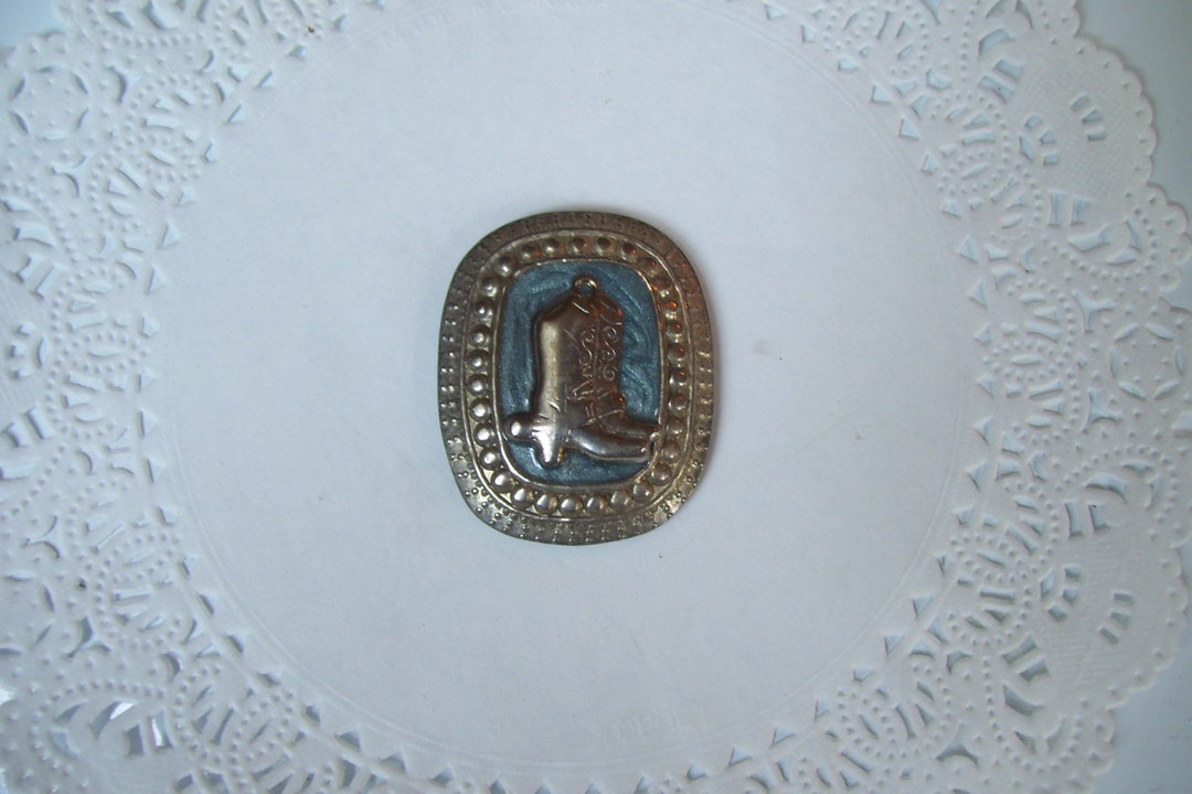 Cowboy Boot Magnet - Southwestern Magnet - Western Magnet - Repurposed ...