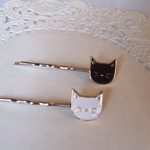 Cat Hair Pin - Kitty Hair Pin - Cat Jewelry - Hair Accessories - Women ...