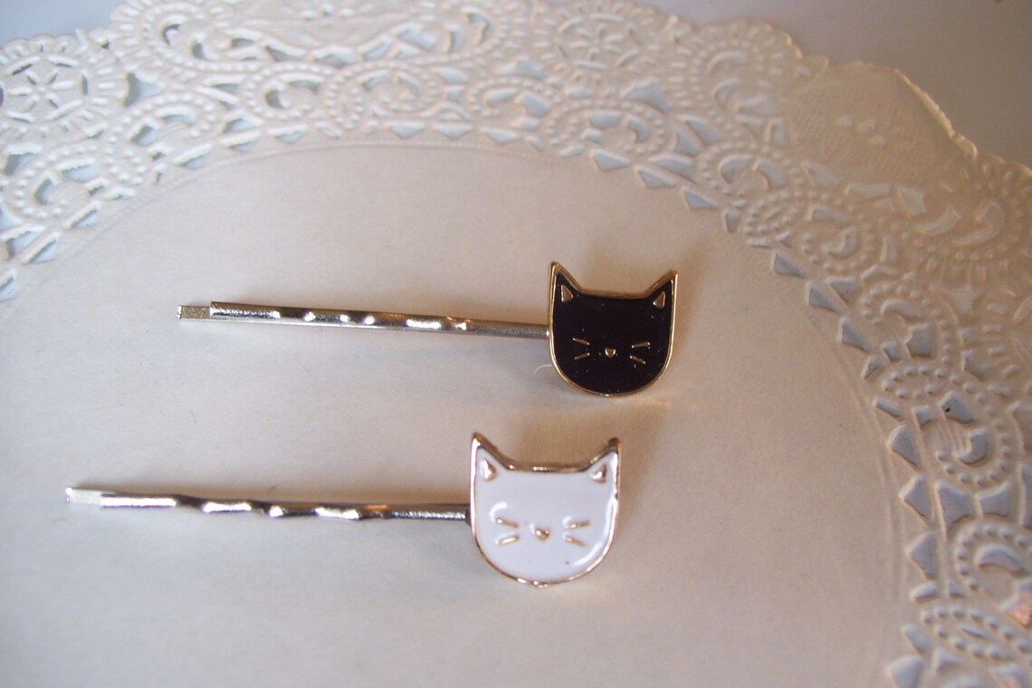 Cat Hair Pin - Kitty Hair Pin - Cat Jewelry - Hair Accessories - Women ...