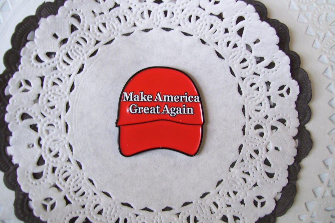 MAGA Hat Magnet - Repurposed Jewelry - Trump Magnet - Political Magnet ...