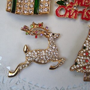 Christmas Magnet - Christmas Decor - Christmas Tree Magnet - Reindeer ...