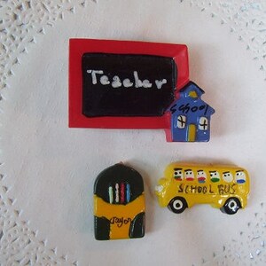 Teacher Magnet - 3 Teacher Magnets - Refrigerator Magnets - Teacher ...