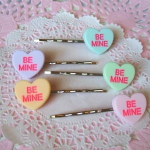 Valentine Hair Pin - Heart Hair Pin - Be Mine Hair Pin - Hair ...