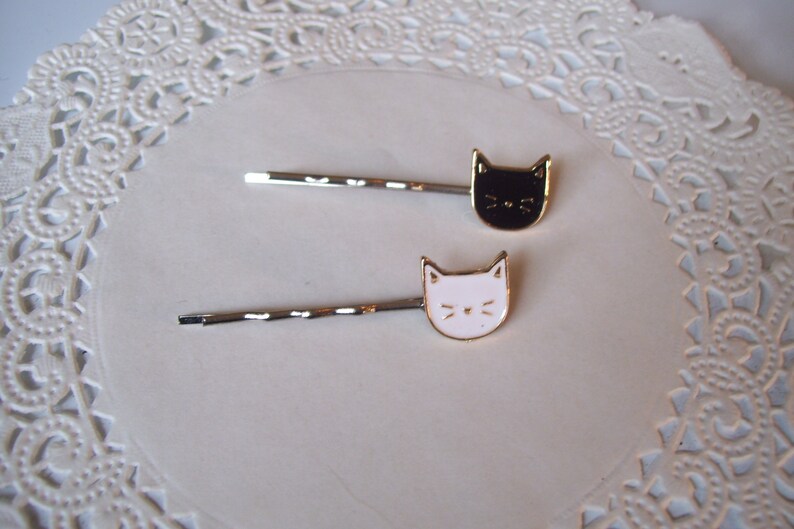 Cat Hair Pin - Kitty Hair Pin - Cat Jewelry - Hair Accessories - Women ...