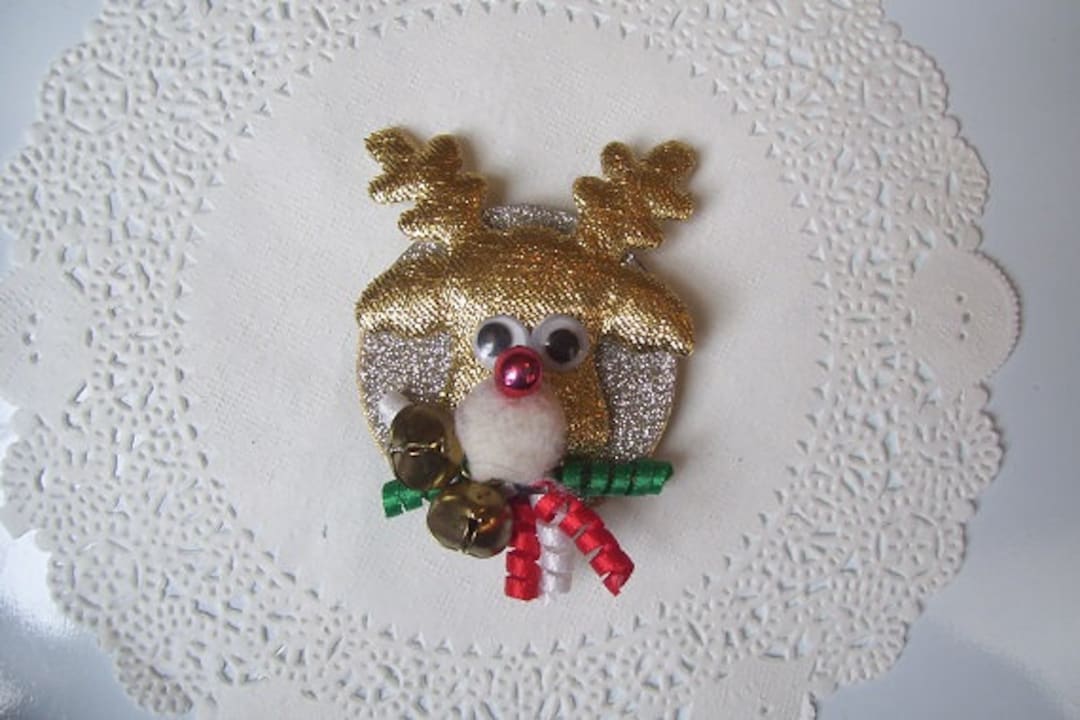 Rudolph Magnet - Reindeer Refrigerator Magnet - Christmas Magnet ...