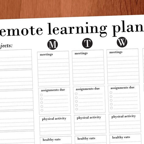 Minimalist Weekly Planner L To-do List Weekly Calendar | Etsy