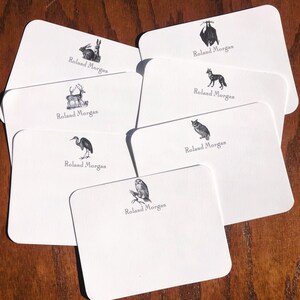 Personalized Deer Stationery Note Card Set - Etsy