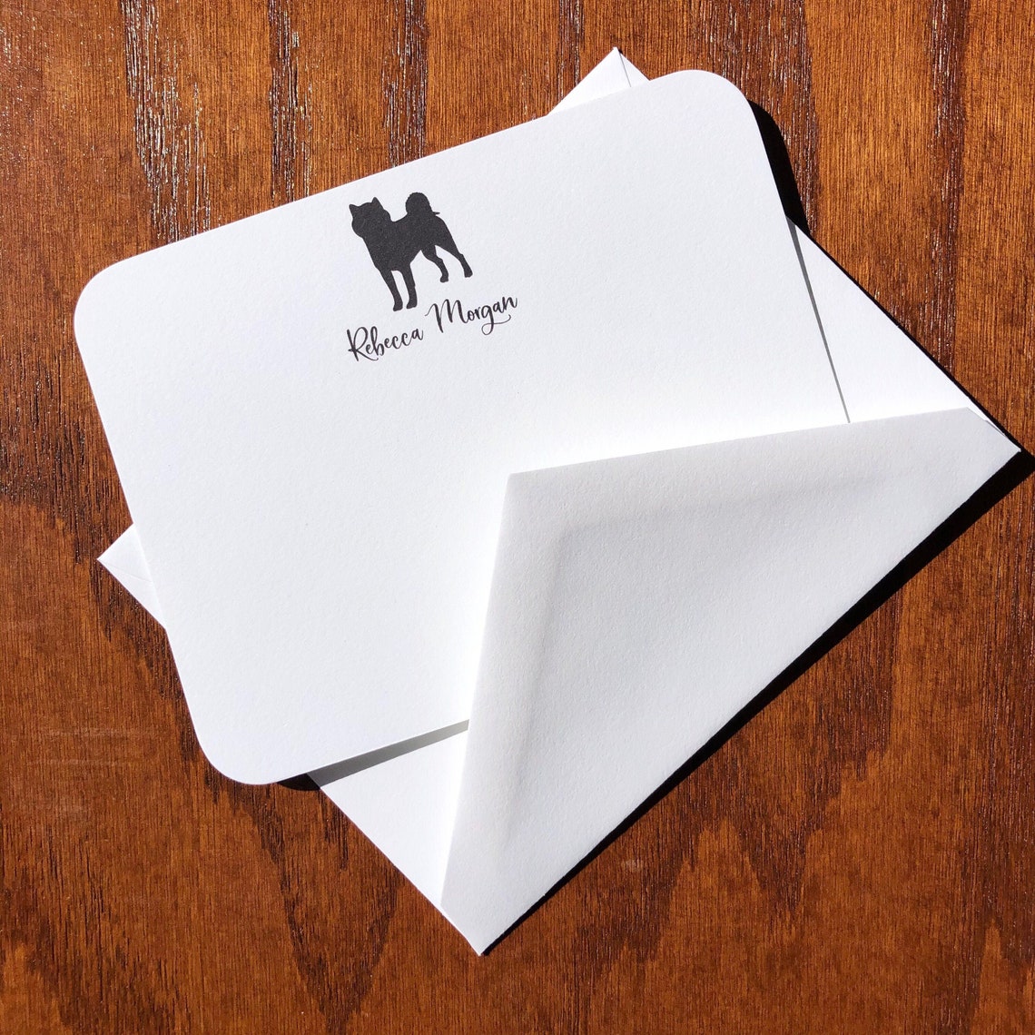 Personalized Shiba Inu Note Cards - Etsy