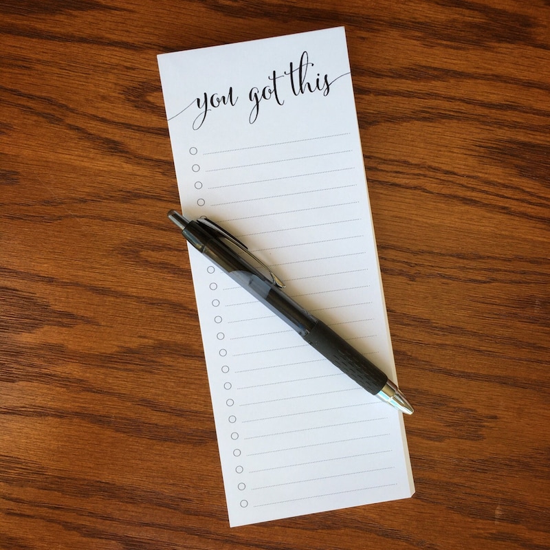 To Do List Pad - Etsy