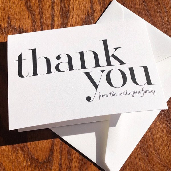 Oversized Thank You Card - Etsy