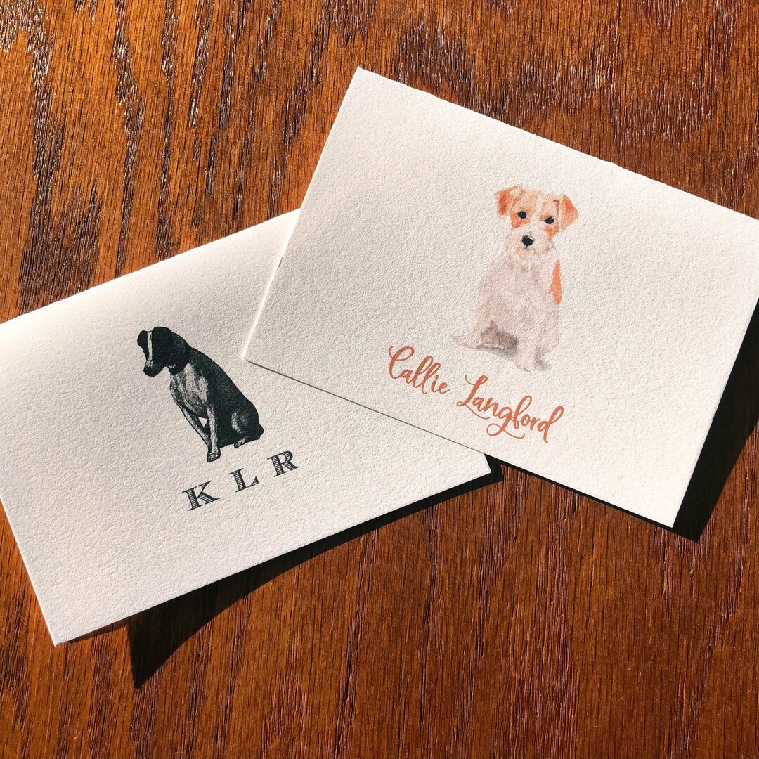 Personalized Jack Russell Terrier Cards or Note Pads - Etsy