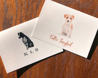 Jack Russell Note Cards, Boxed Note Cards, Personalized Note Cards - Etsy