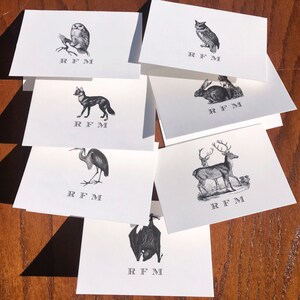 Personalized Deer Stationery Note Card Set - Etsy