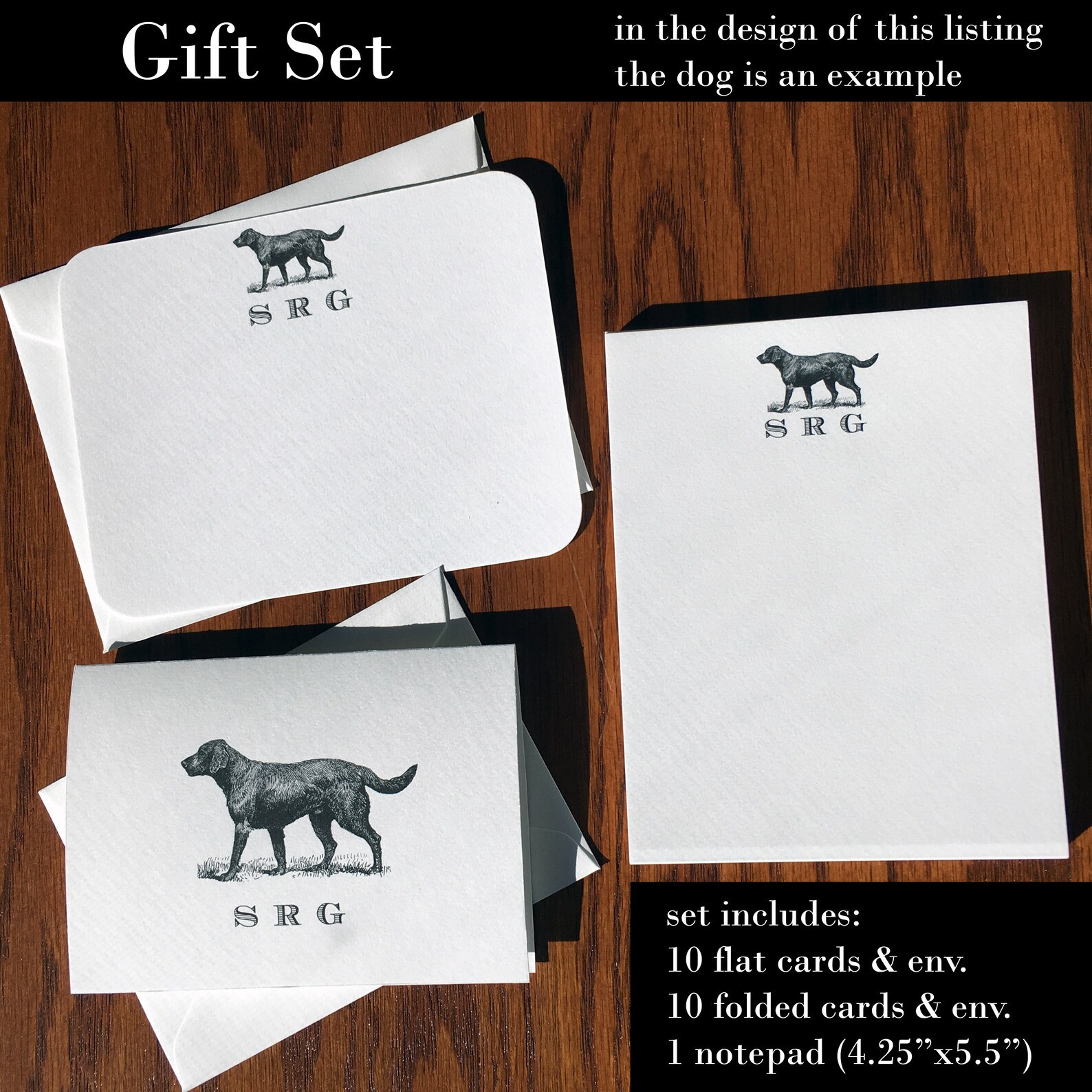 Personalized Pointer Dog Note Cards - Etsy
