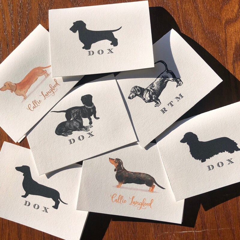 Dachshund Card - Etsy