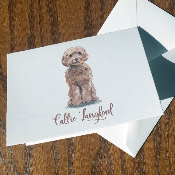 Personalized Cockapoo Cards - Etsy