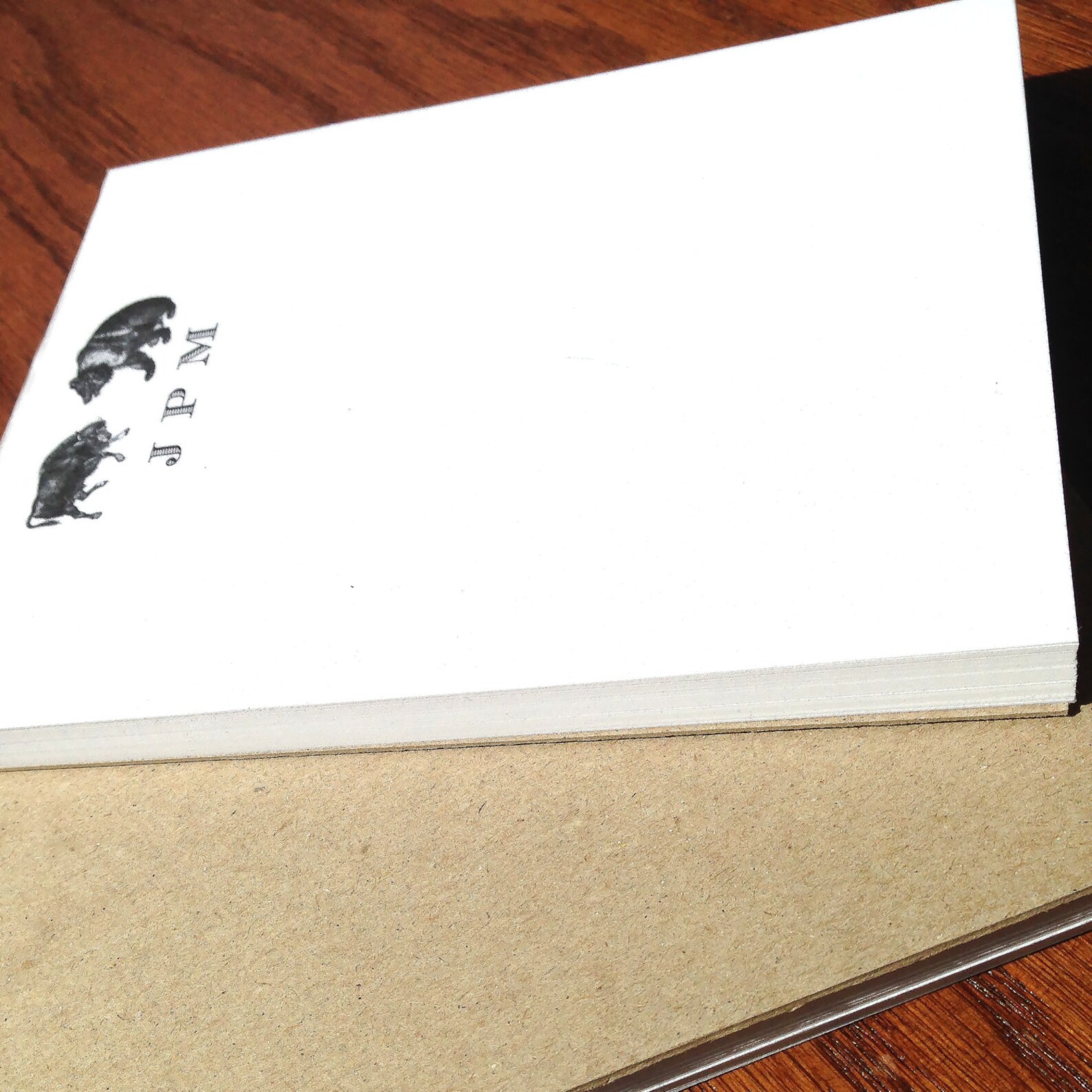 100% Cotton Graceful Calligraphy From the desk of note pad | Etsy