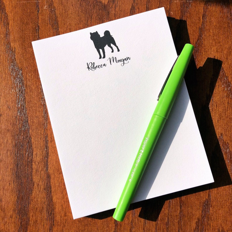 Personalized Shiba Inu Note Cards - Etsy