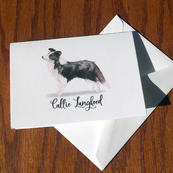 Collie Cards - Etsy