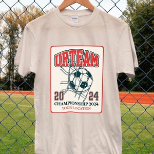 Customizable Soccer/ Football Team T-shirt, Graphic Tee, Customizable ...