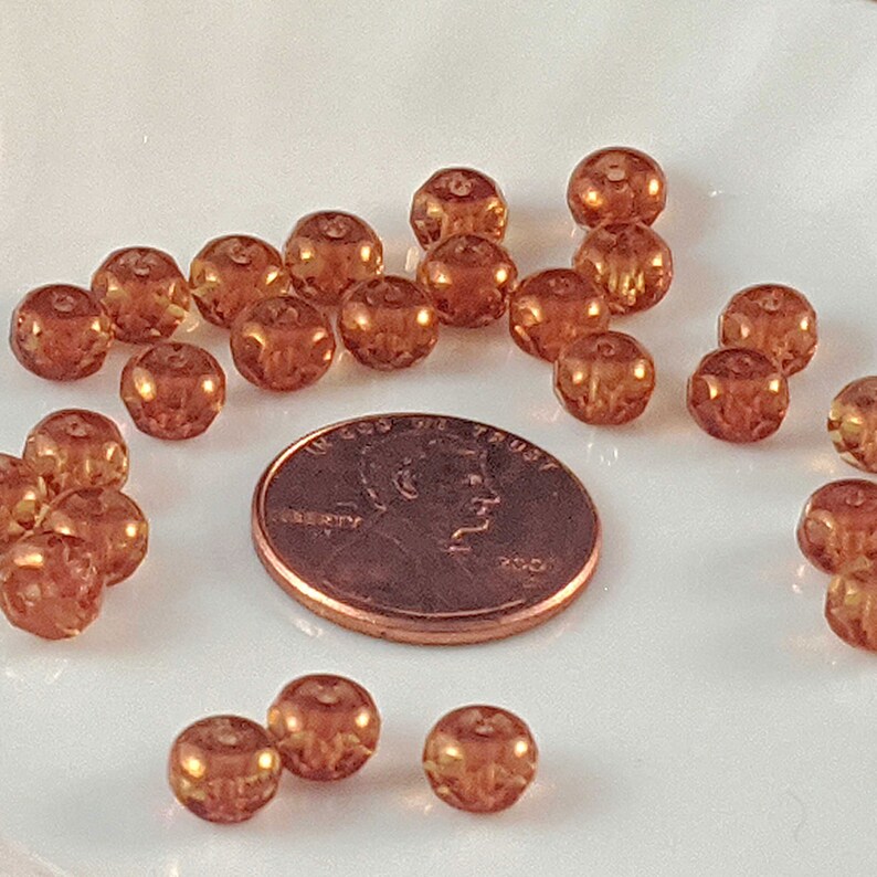 Faceted Fire Polished 4x6mm Gem Donut Rondell Beads 25/pkg - Etsy