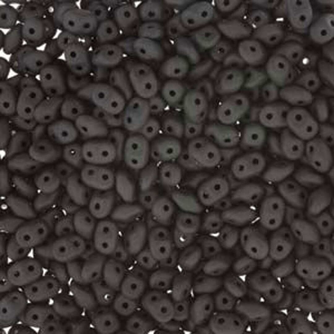 Superduo 2 Hole Beads, Czechmate 2.5x5mm in Matte Colors, 10 Gram Packs ...