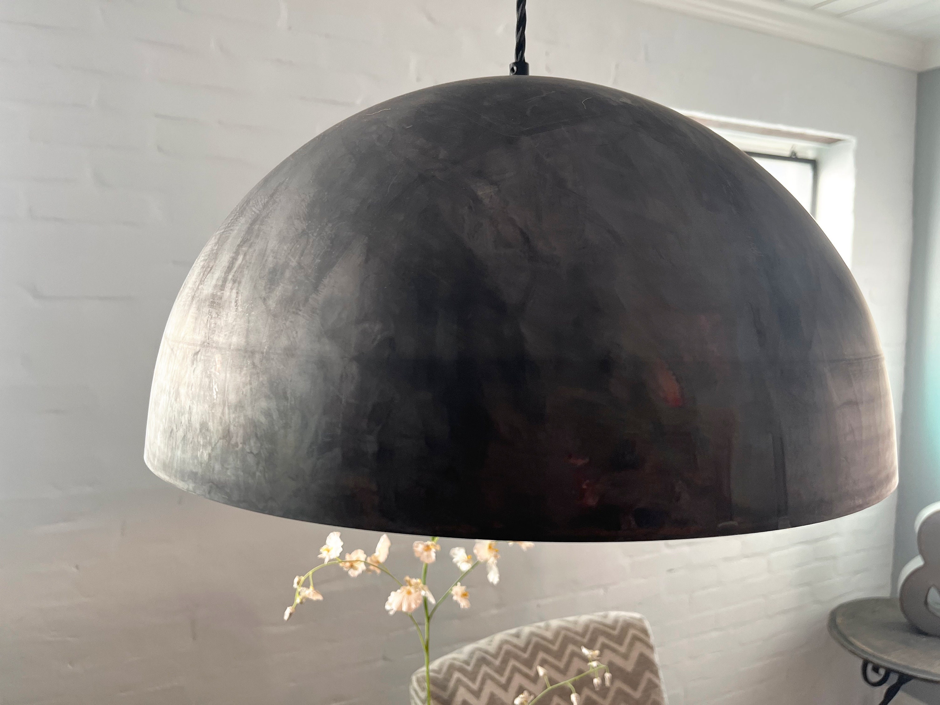 Extra Large Dome Pendant Light Hanging Light Industrial Light - Etsy UK