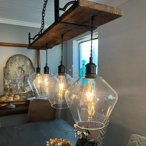 Rustic Island Lighting - Etsy