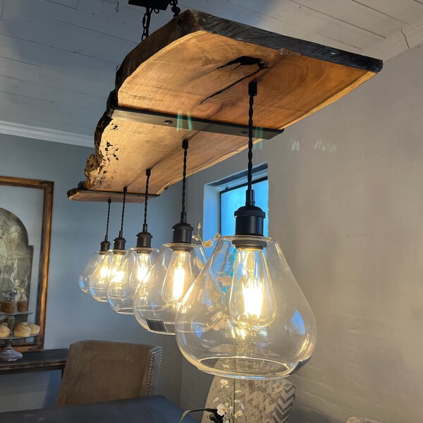 Live Edge Lighting - Etsy