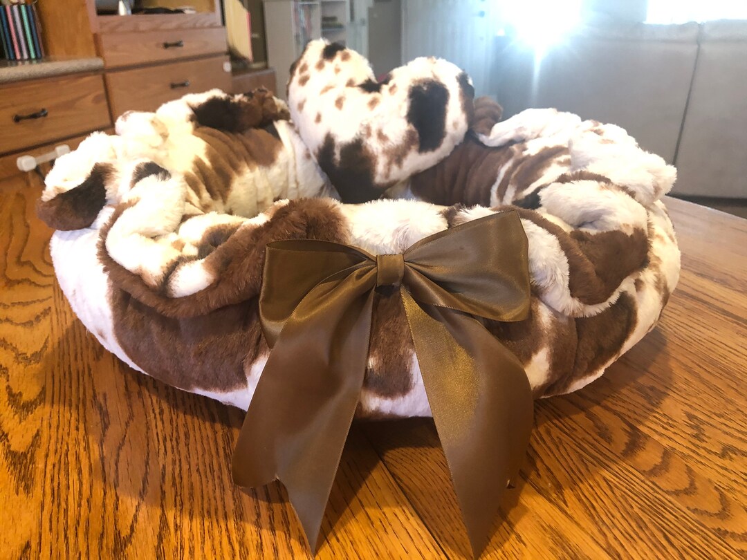 PAINT PONY.2: Soft Cuddle Minky in Ivory & Brown Pony Print. - Etsy