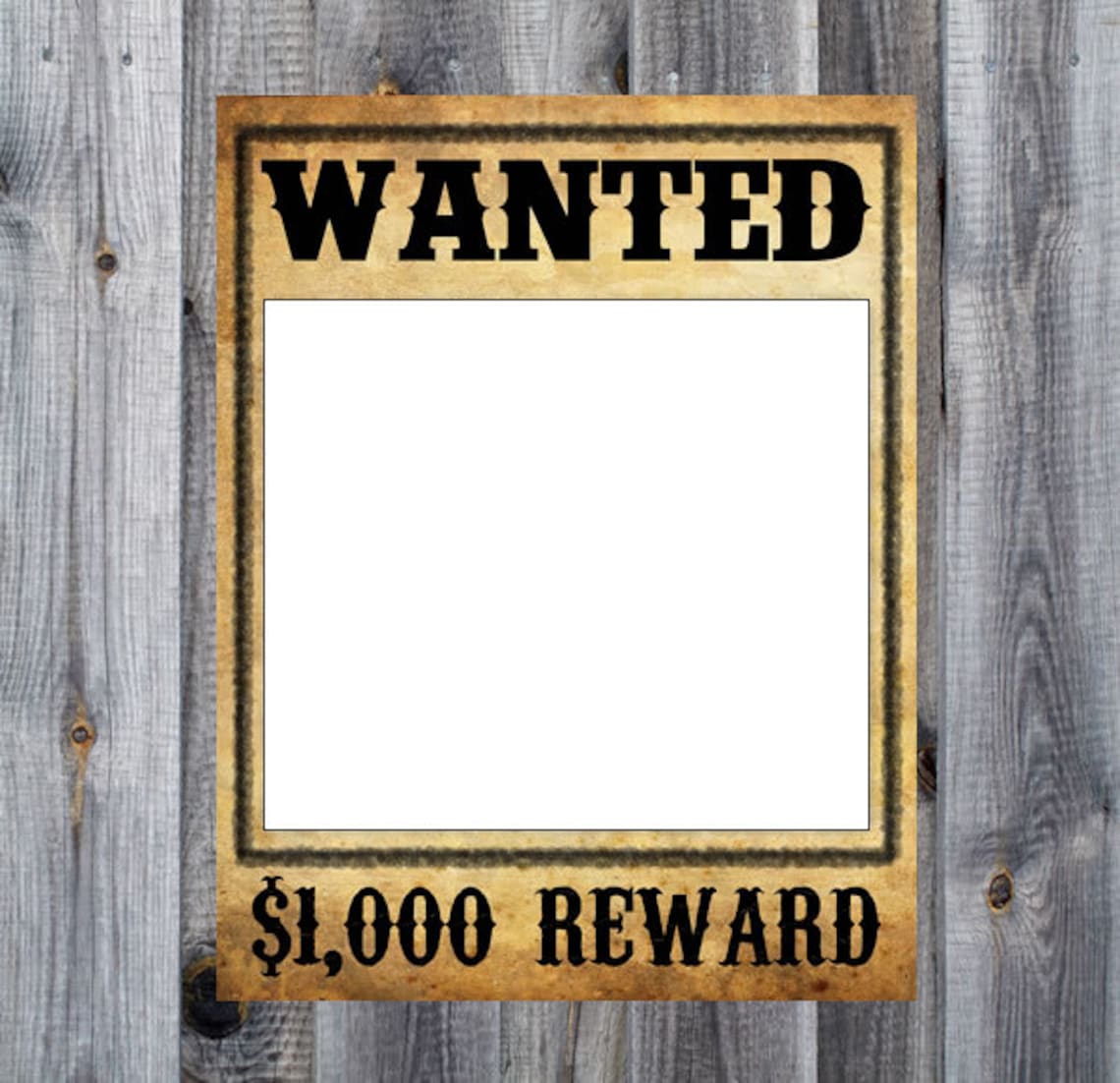 Wanted Poster Western Cowboy Rodeo Birthday Party Theme - Etsy