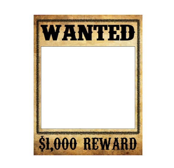 Western Wanted Frame