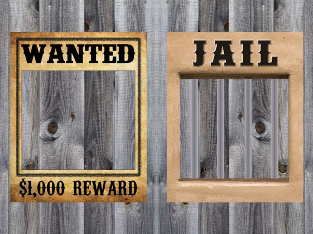 Wanted & Jail Poster Bundle - Western, Cowboy, Rodeo Birthday Party ...