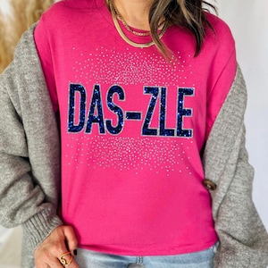 Daszle Tumble and Dance Spangle Shirt, Scatter Spangle and Glitter ...