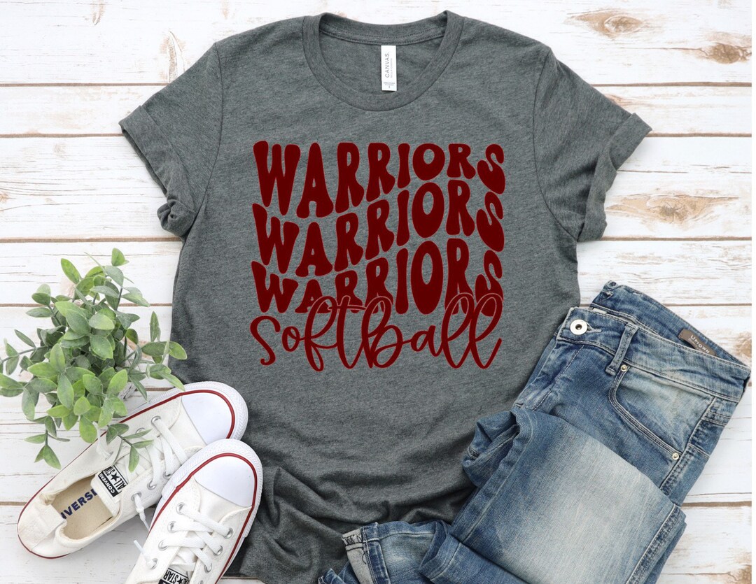 Customizable Softball Team Shirts, Retro Wave Design, Unisex Fit ...