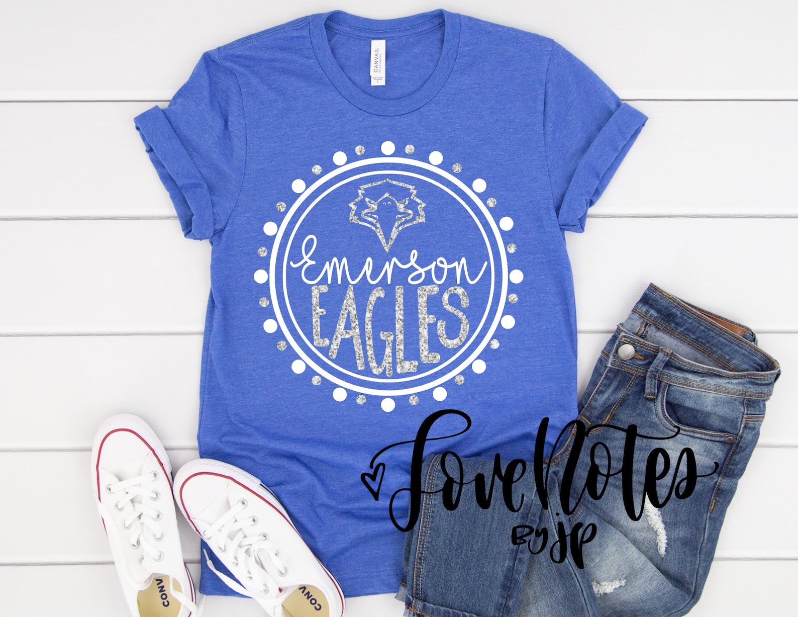 Emerson Eagles Team Spirit Shirt, Customizable Eagle Pride Shirt ...