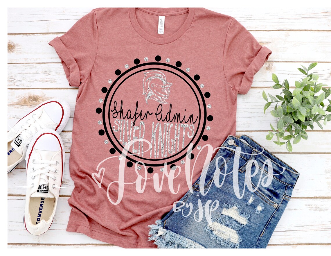 Custom Team Spirit Shirt Team Pride Black Glitter and Silver - Etsy